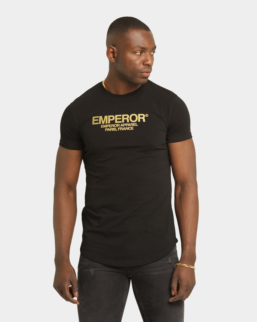 Emperor Apparel Copyright After Dark Short Sleeve T-Shirt Black/Gold ...