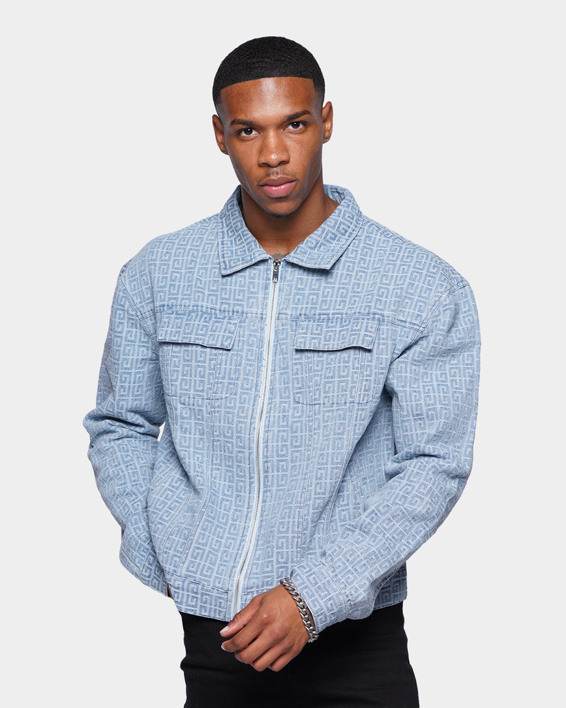 XXIII Osiris Zip Up Denim Jacket Blue | Culture Kings US