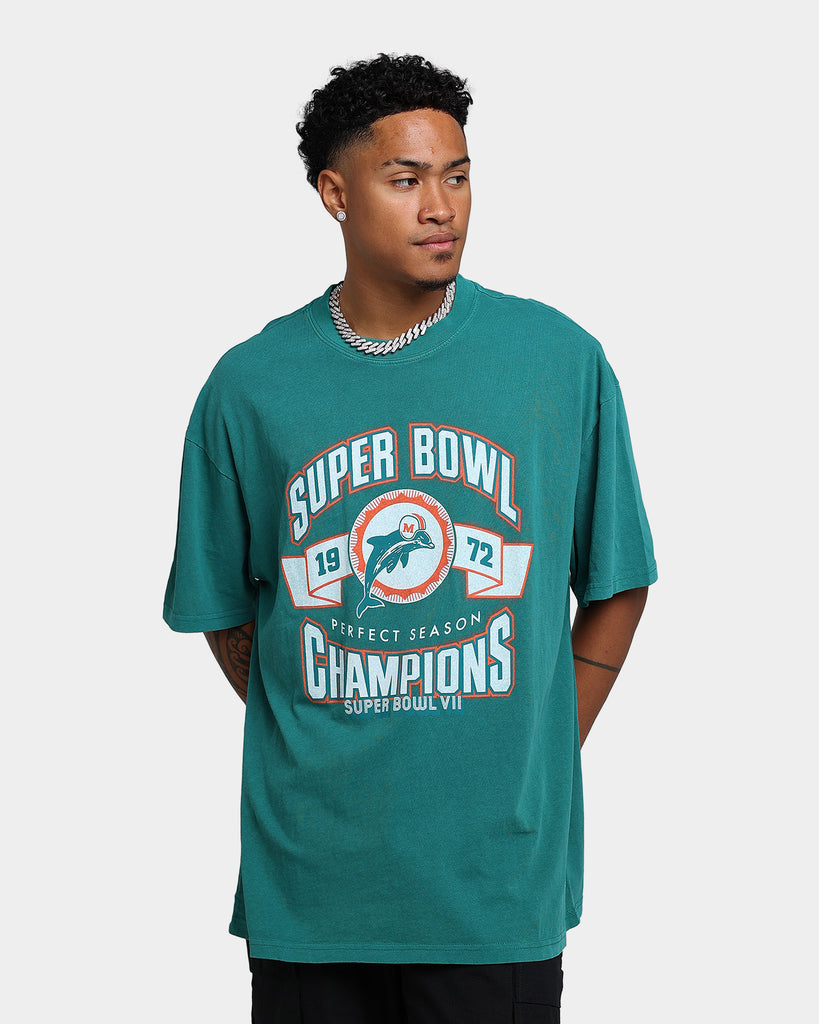 Mitchell & Ness Perfect Season T-Shirt Faded Teal | Culture Kings US