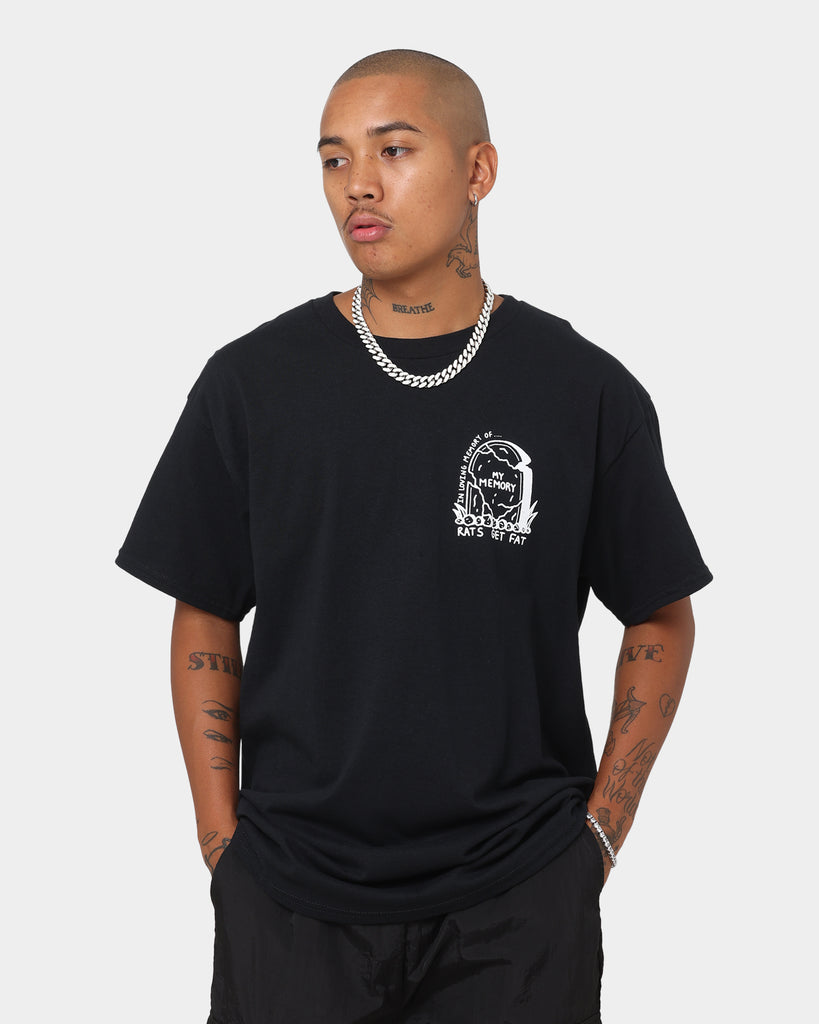Rats Get Fat My Memory T-Shirt Black | Culture Kings US