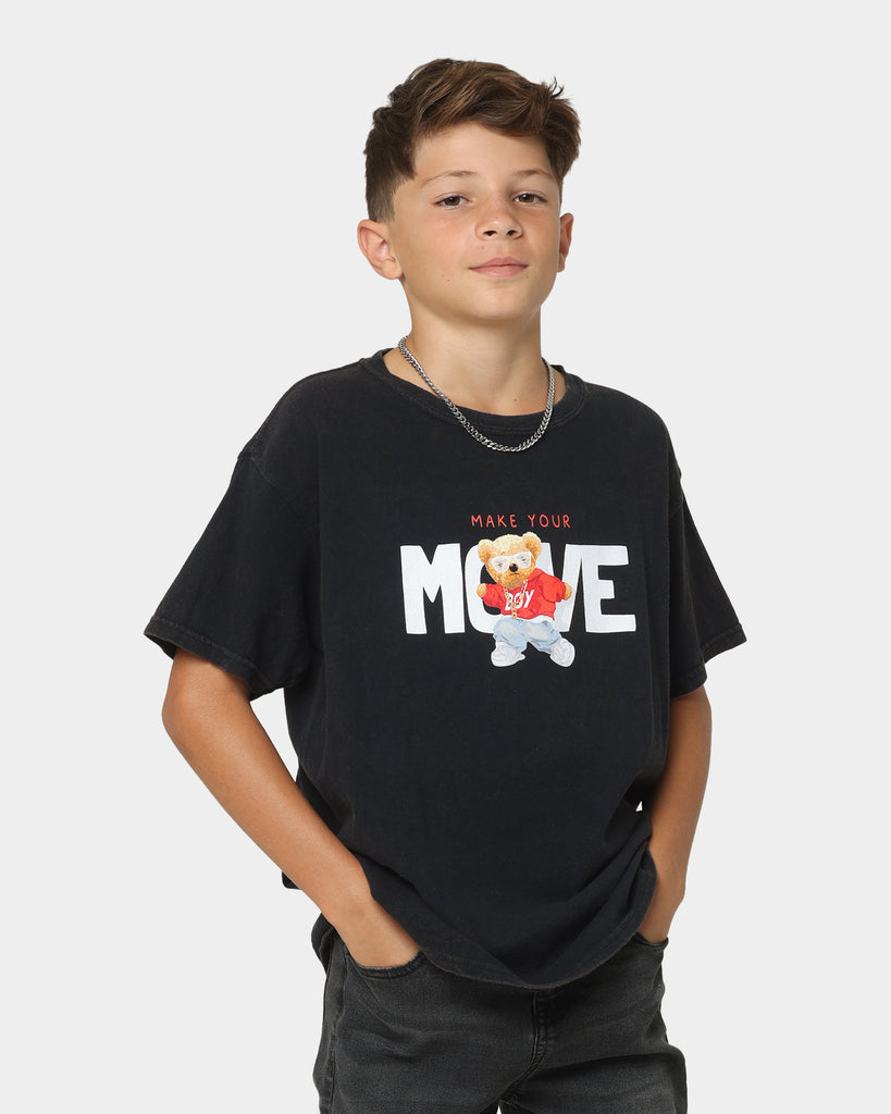 Shortie Kids' Make Your Move T-Shirt Black | Culture Kings US