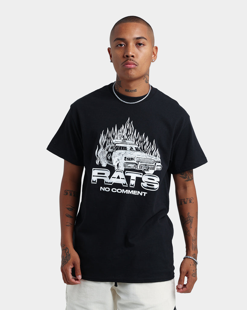 Rats Get Fat No Comment T-Shirt Black | Culture Kings US