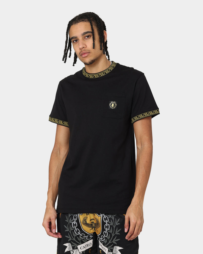 Last Kings Territorial Rib Short Sleeve T-Shirt Black | Culture Kings US
