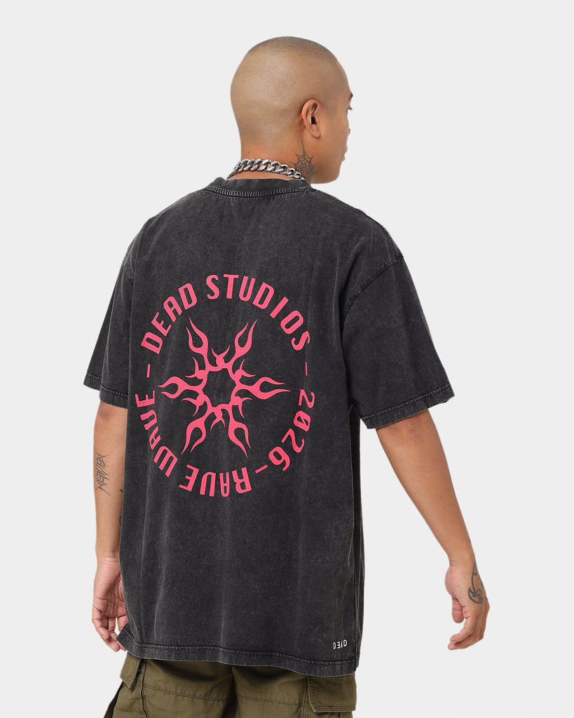 Dead Studios Iron Wave Vintage T-Shirt Vintage Black | Culture Kings US