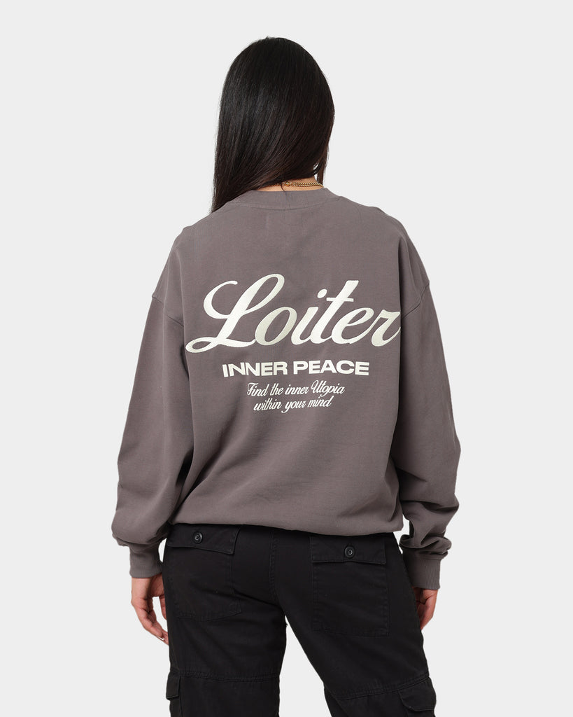 Loiter Aura Premium Crewneck Charcoal | Culture Kings US
