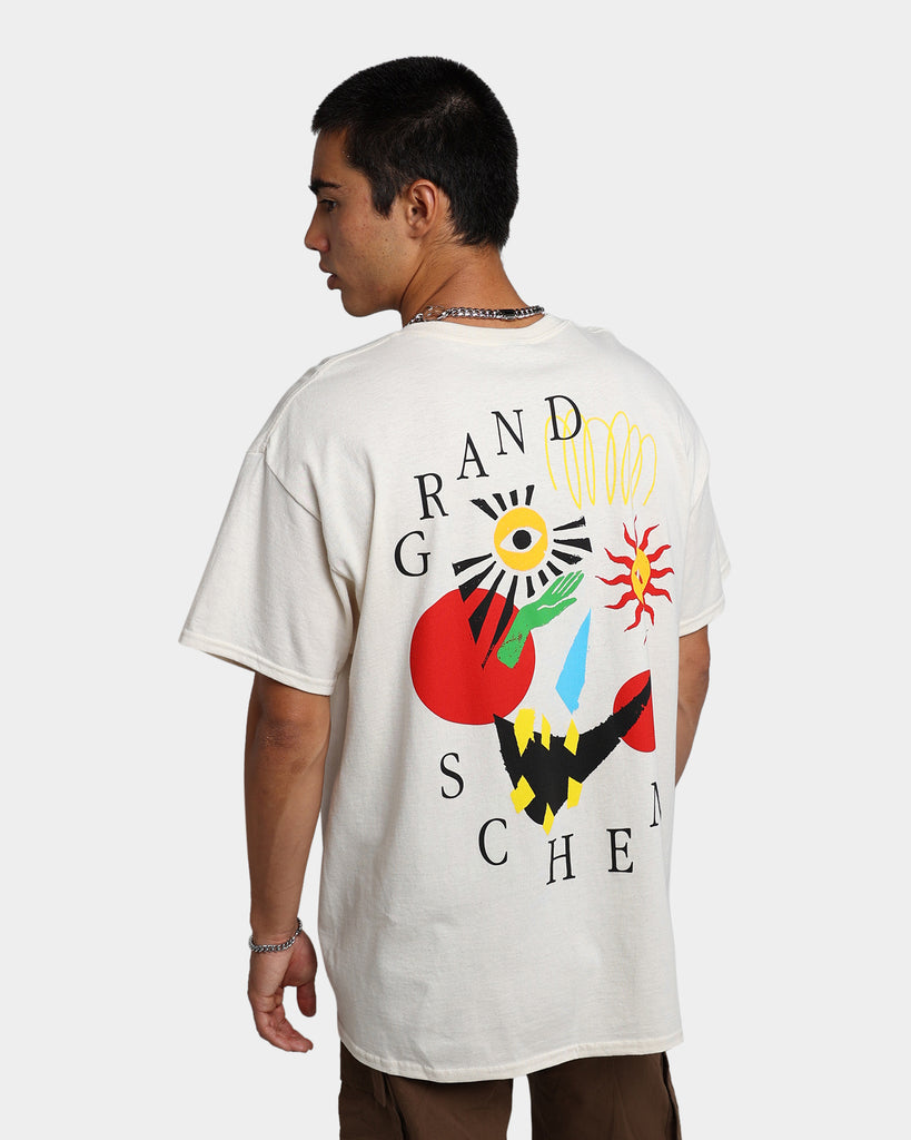 Grand Scheme Abstract T-Shirt Cream | Culture Kings US