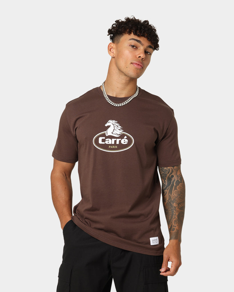 Carre Gasoline T-Shirt Brown | Culture Kings US