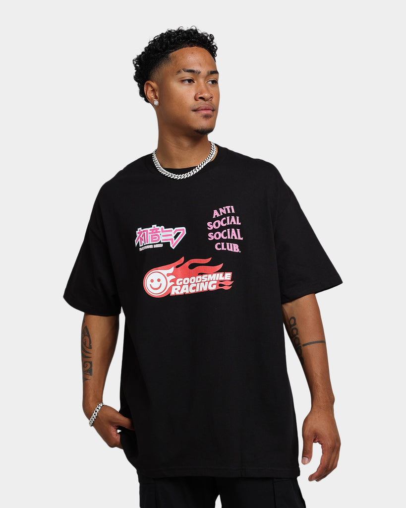 Anti Social Social Club Good Smile Racing T-Shirt Black | Culture Kings US