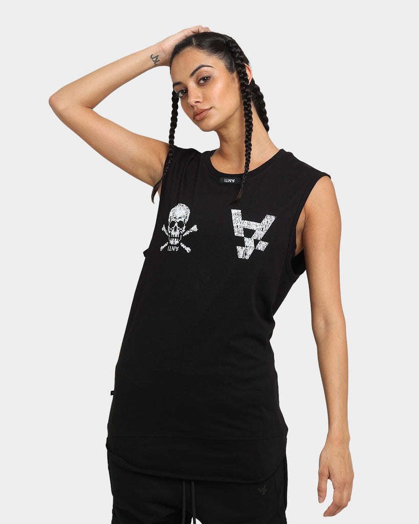 The Anti Order Skull Club Singlet Black/White | Culture Kings US