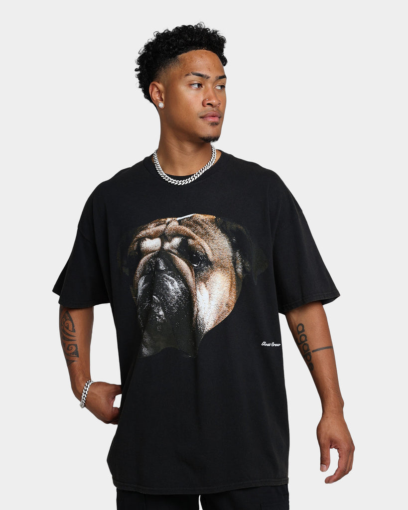 Goat Crew Bulldog Vintage T-Shirt Black Wash | Culture Kings US