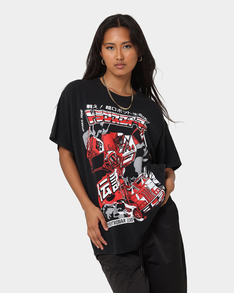 Goat Crew X Transformers Autobots Vintage T-Shirt Black Wash | Culture ...