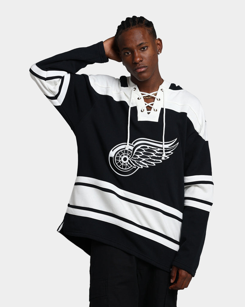 47 Brand Detroit Red Wings Superior Lacer Hoodie Jet Black | Culture ...