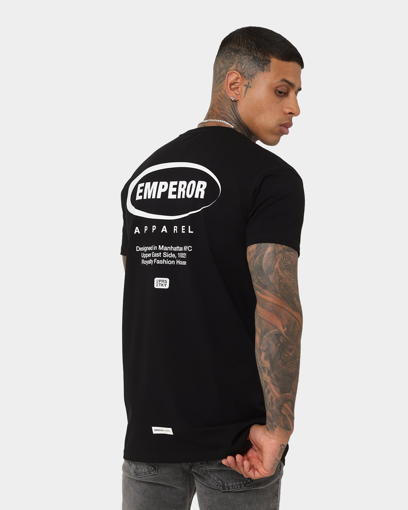 Emperor Apparel Ovale Hustle T-Shirt Black | Culture Kings US