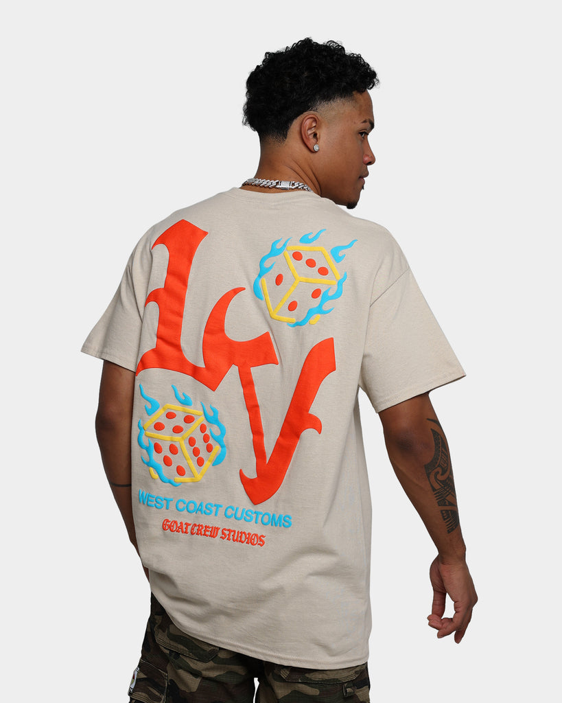 Goat Crew West Coast Customs T-Shirt Sand | Culture Kings US