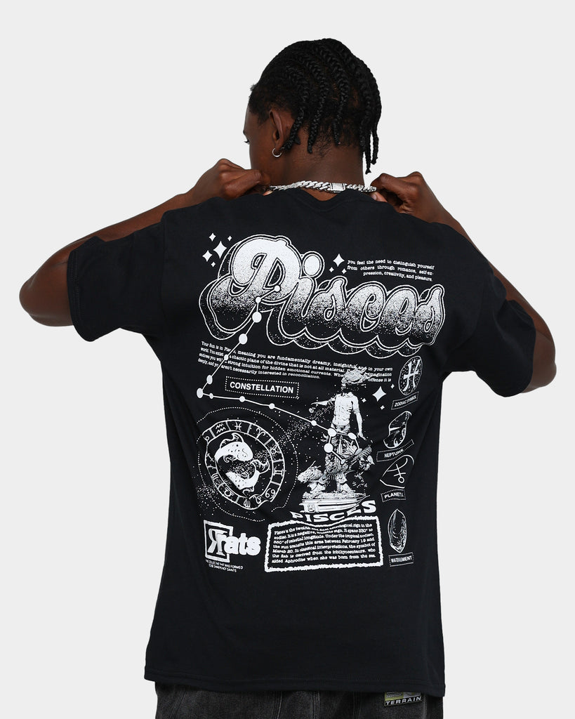 Rats Get Fat Pisces T-Shirt Black | Culture Kings US