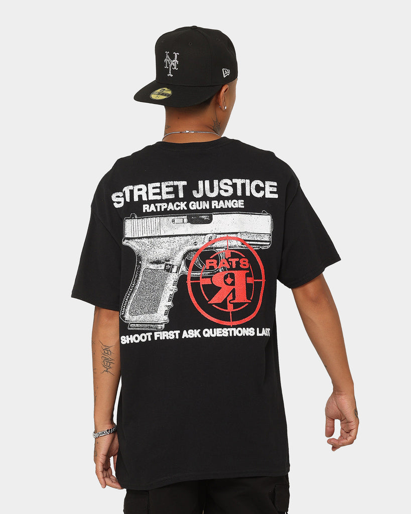 Rats Get Fat Gun Range T-Shirt Black | Culture Kings US