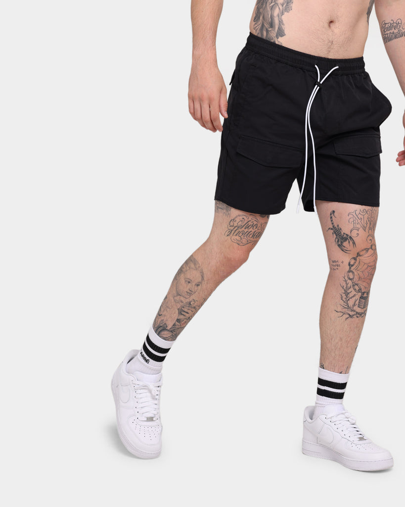 Carré Men's Artisan Cargo Short Black | Culture Kings US