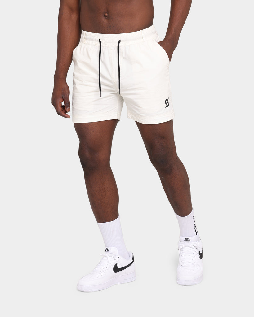 Saint Morta Club Sport Walk Shorts Cream | Culture Kings US