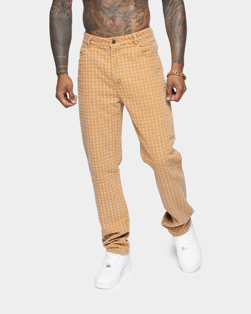 XXIII Nikhil Jacquard Jeans Toffee | Culture Kings US
