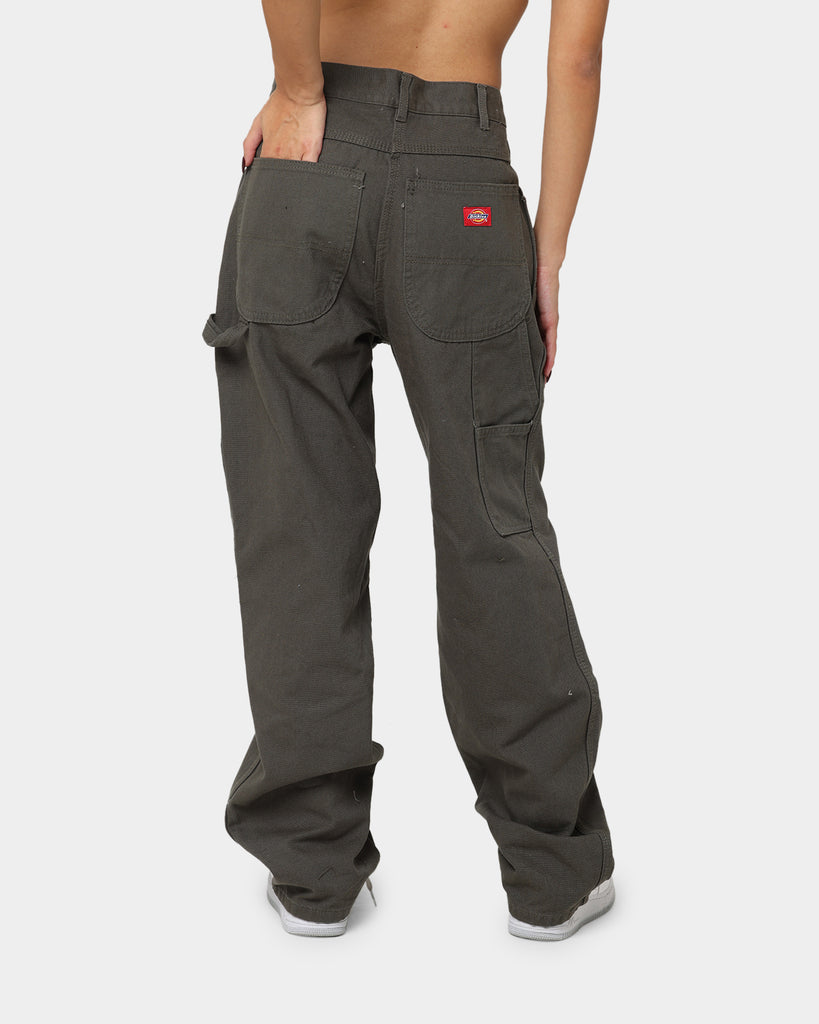 Dickies Relaxed Fit Duck Jeans Rinsed Moss Green | Culture Kings US