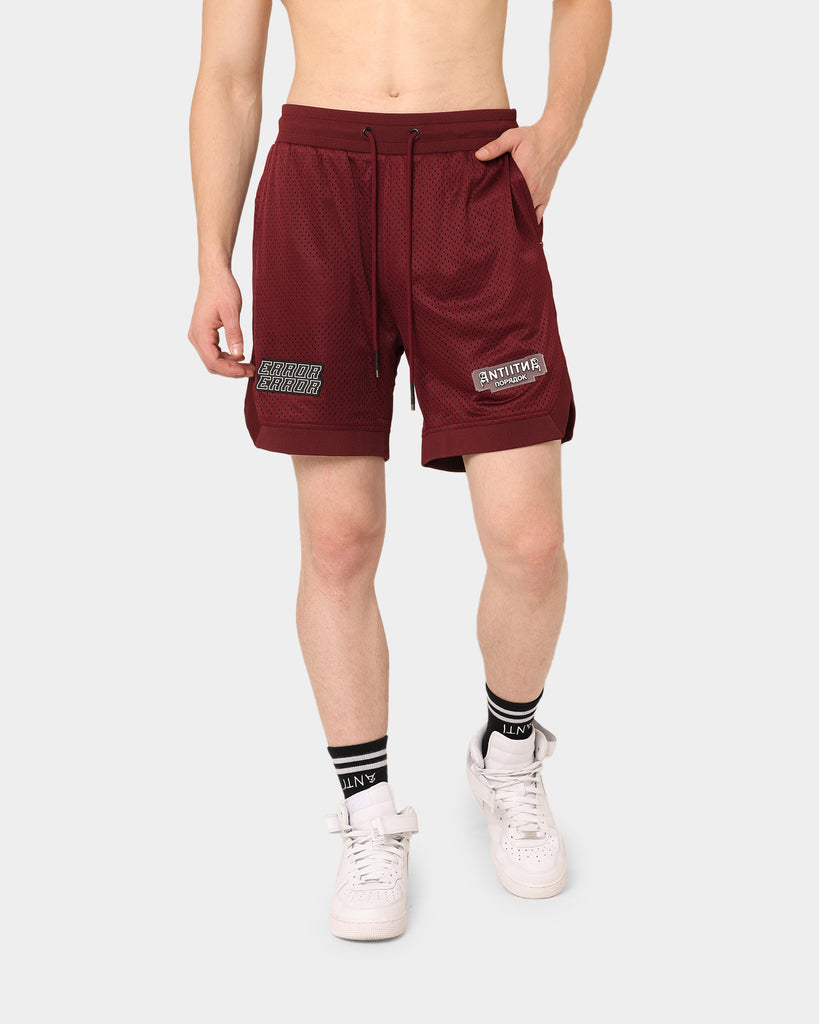 The Anti Order Oblivion Basketball Shorts Dark Burgundy | Culture Kings US