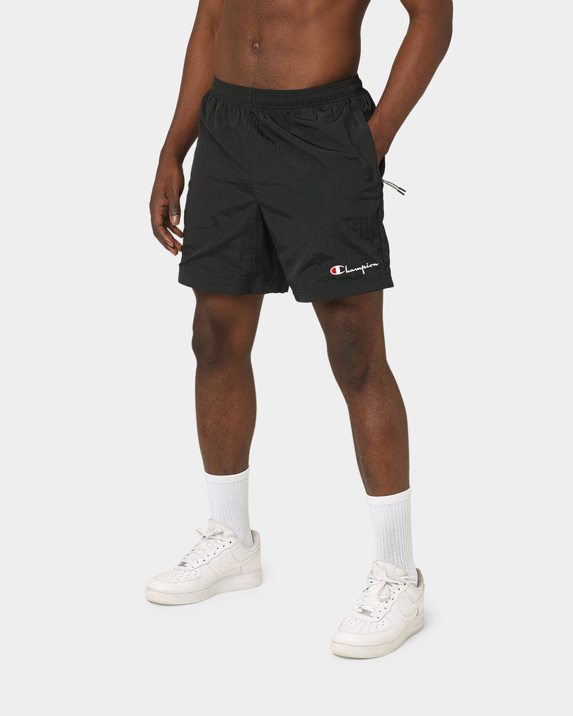 Champion LF Nylon Shorts Black | Culture Kings US