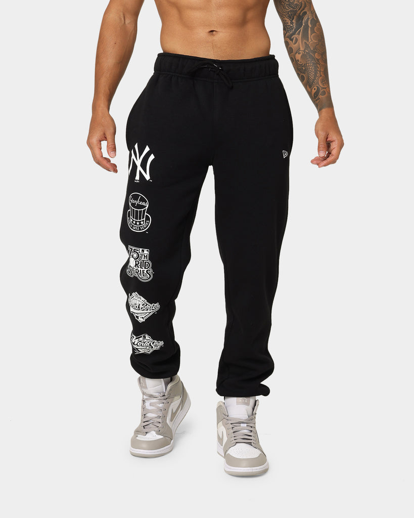 New Era New York Yankees Track Pants Black/White | Culture Kings US