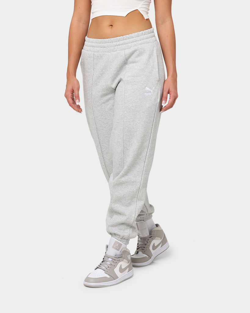 Puma Women's Classic Fleece Sweatpants Grey Heather | Culture Kings US