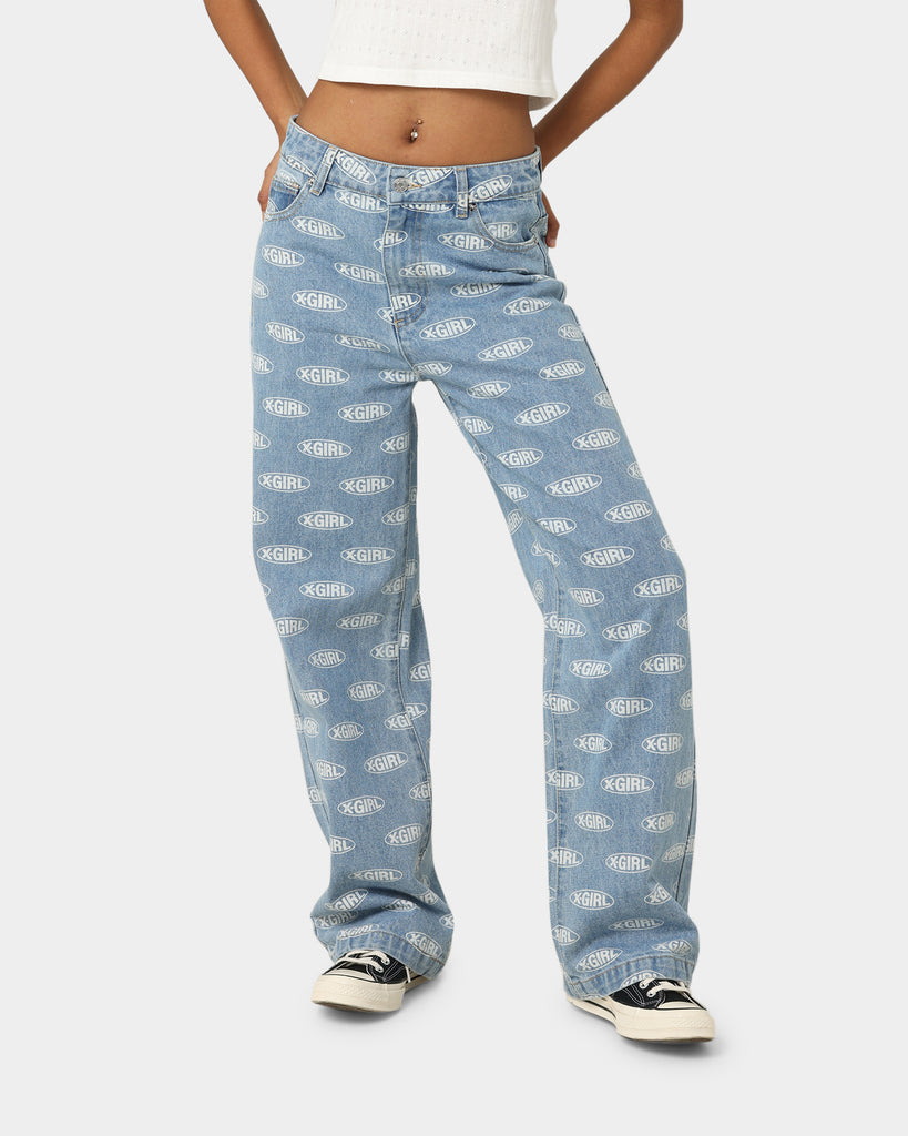 X-Girl Women's 94 Denim Pants Oval Logo | Culture Kings US