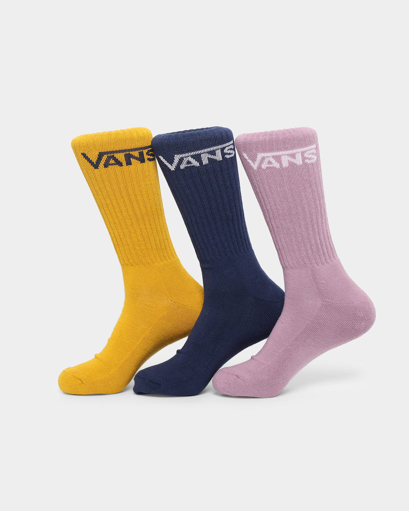Vans Classic Crew Socks 3 Pack Multi | Culture Kings US