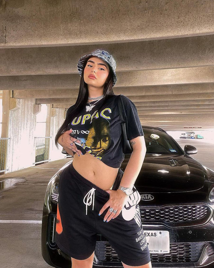 TUPAC 1971 Infinity Short Sleeve Vintage T-Shirt Black | Culture Kings US