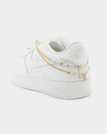 Raising Heel Women's Butterfly Beaded Shoe Chain Iced Gold | Culture ...