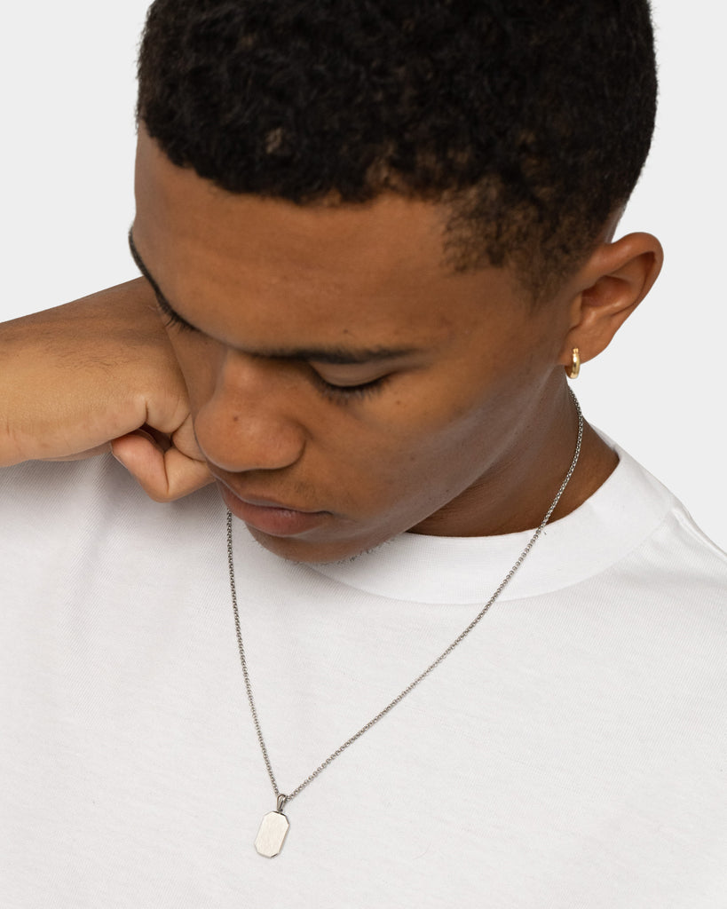 NXS Tag Chain White Gold | Culture Kings US