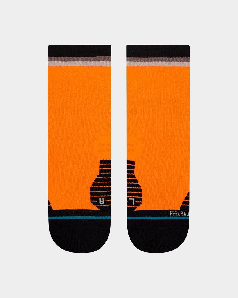 Stance Maxed Quarter Socks Neon Orange | Culture Kings US