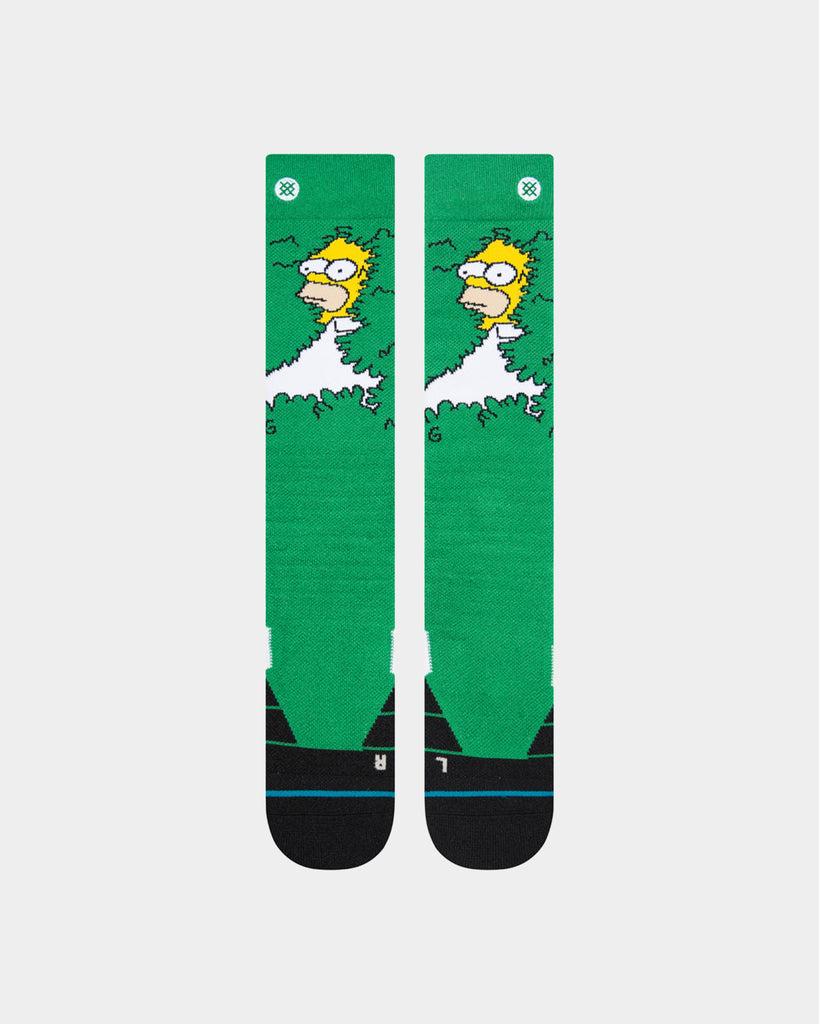Stance X The Simpsons Homer Snow Socks Green | Culture Kings US