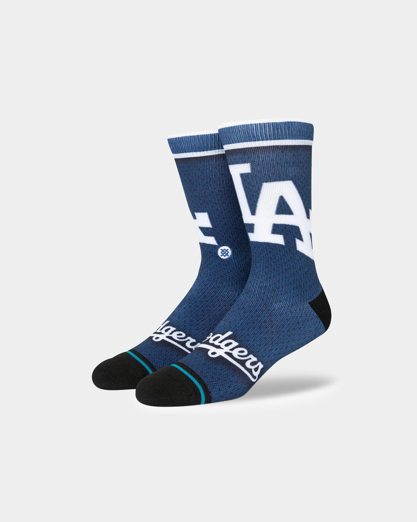 Stance Los Angeles Dodgers BP Jersey Socks Blue | Culture Kings US
