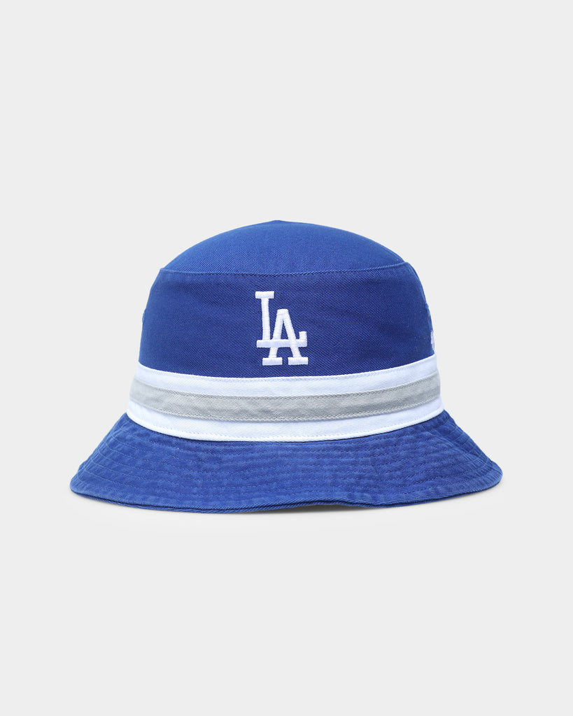 47 Brand Los Angeles Dodgers Striped Bucket Hat Royal | Culture Kings US