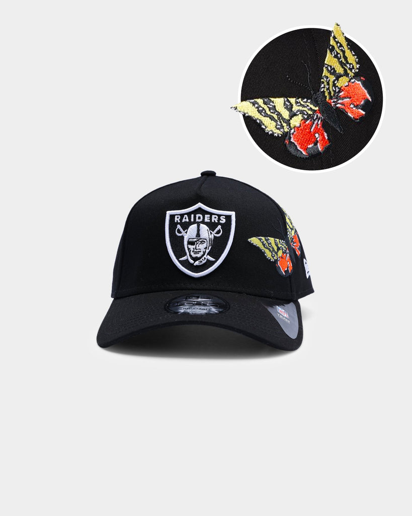 New Era Raiders "Butterfly Accent" 9FORTY A-Frame Snapback Black ...