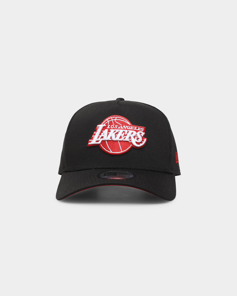 New Era Los Angeles Lakers 9FORTY K-Frame Snapback Black/Scarlet ...