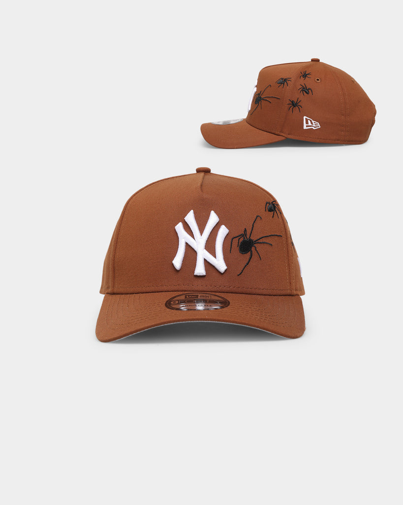 New Era New York Yankees 'Spider Crown' 9FORTY A-Frame Snapback Chocol ...