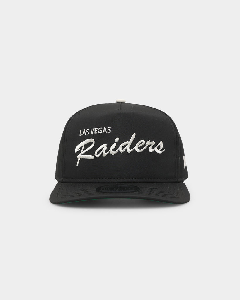 New Era Las Vegas Raiders 'OTC Script Prolight' Golfer Snapback Black ...