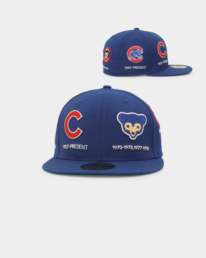 New Era Chicago Cubs 'Logo Evolution' 59FIFTY Fitted Light Royal ...
