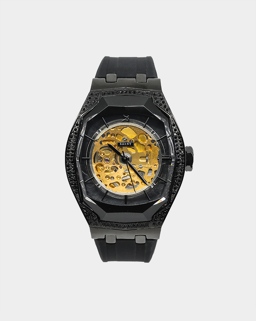 Saint Morta Treasury Skeleton Watch Black | Culture Kings US