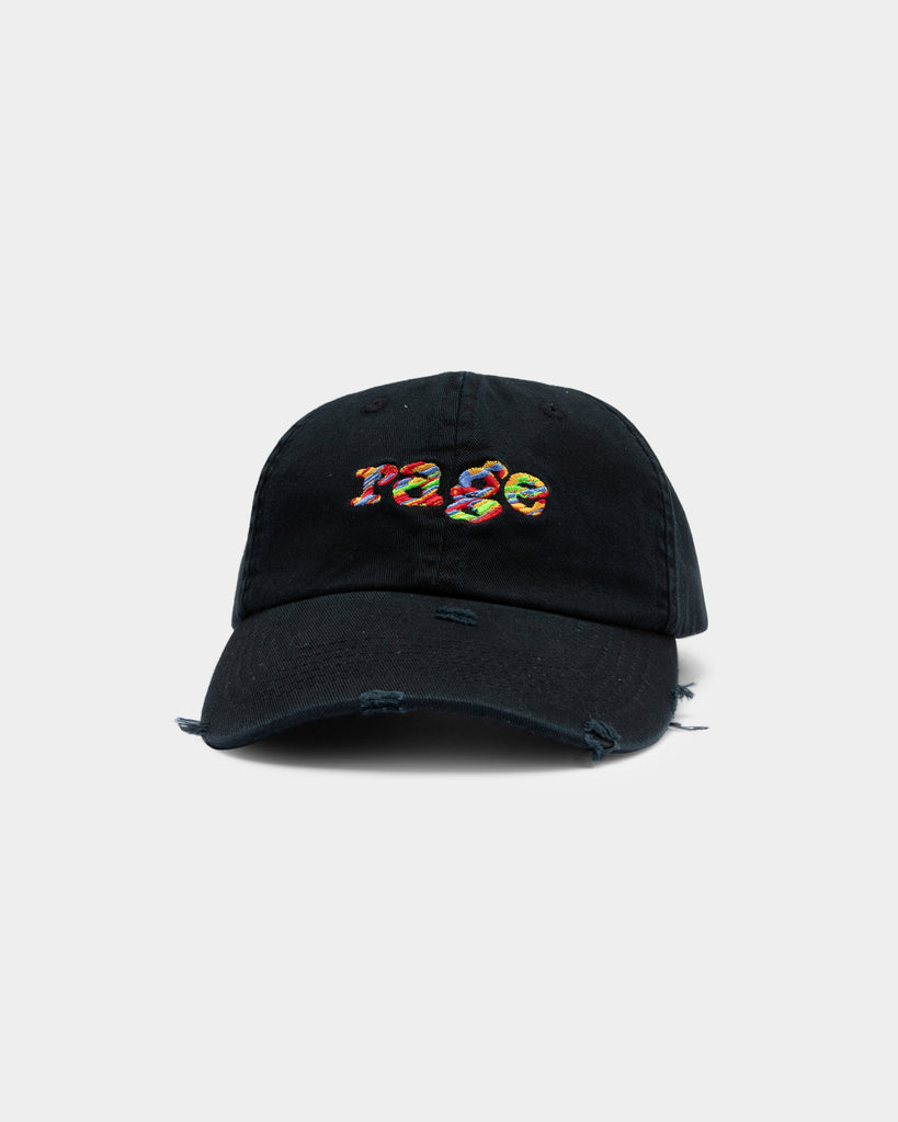 Rage Men's Rage Distressed Dad Hat Washed Black | Culture Kings US